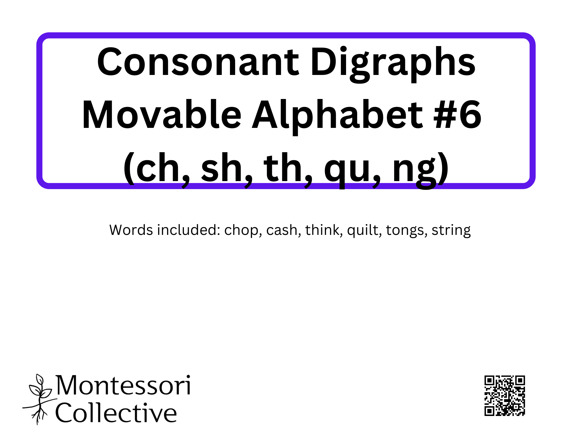 Consonants: Blends, Digraphs & Double Letters